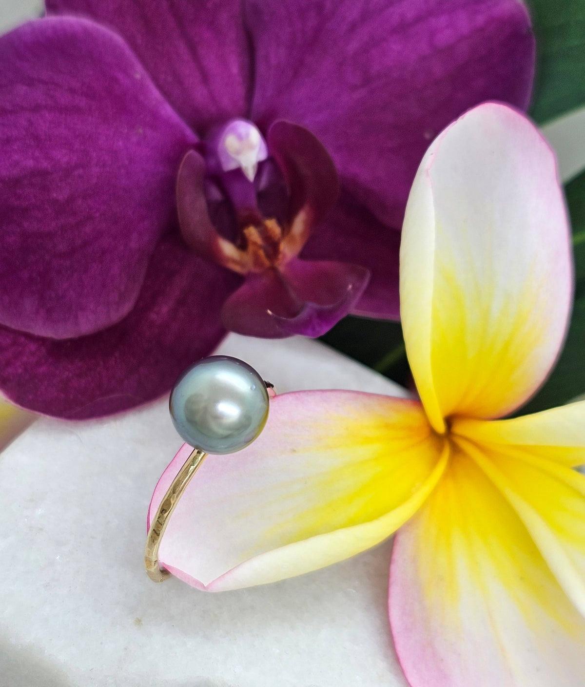 Tahitian Pearl Ring size X.5 – nesiancreations